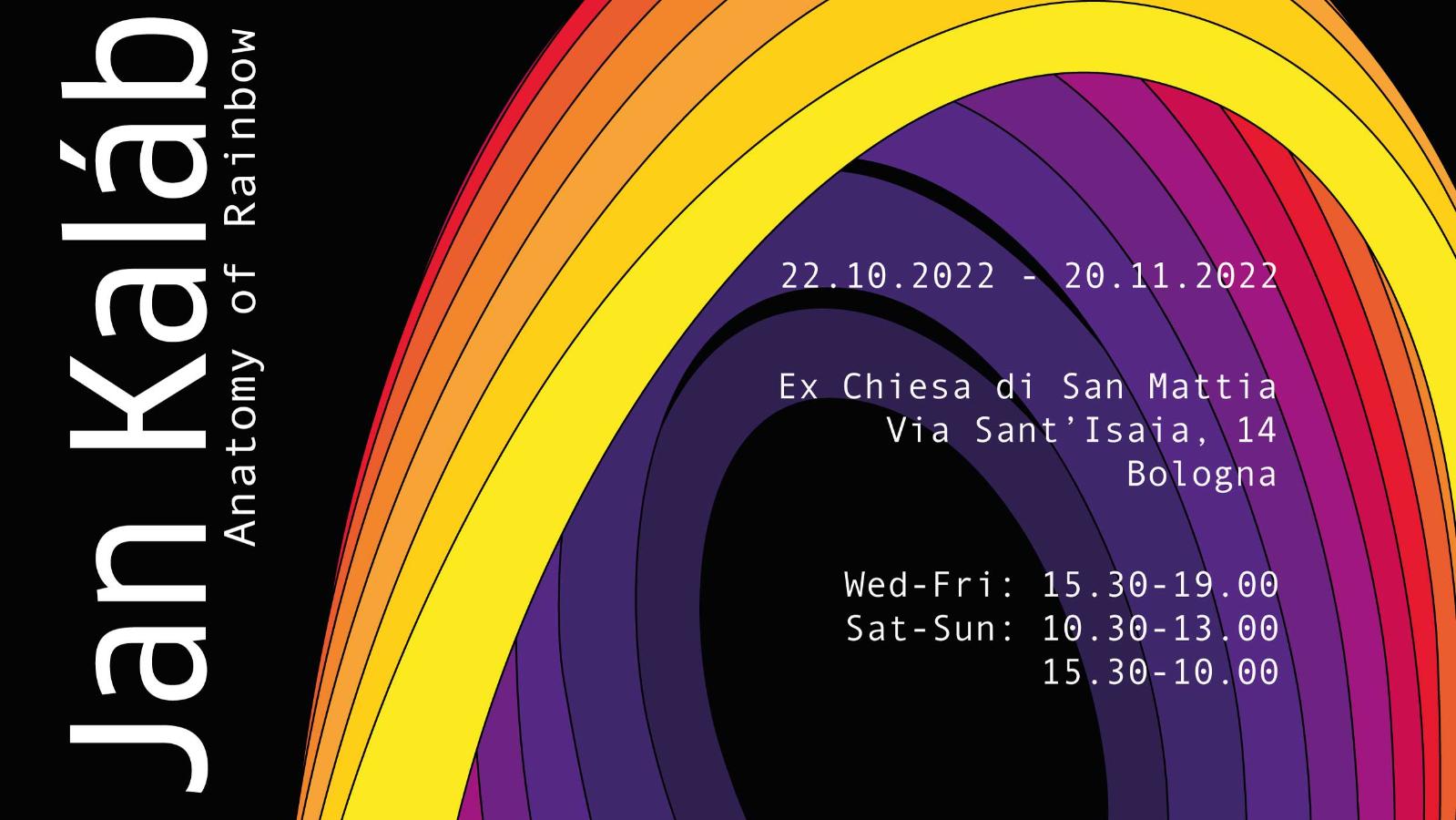 Jan Kalab - Anatomy of Rainbow - Bologna Welcome